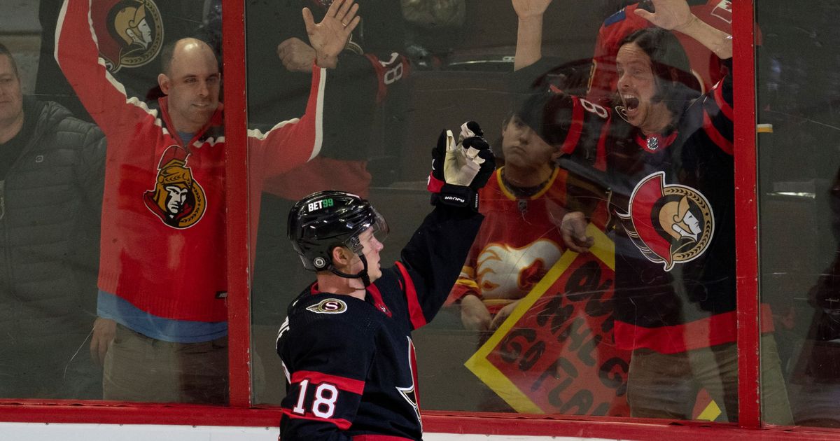 Tim Stützle beim Ottawa-Sieg gegen Calgary in der NHL überragend | Express