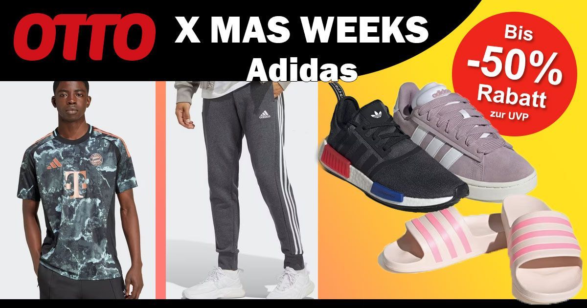 Mega Adidas Otto X-MAS Sale: Jetzt bis zu 50% auf Sportswear, Originals ...
