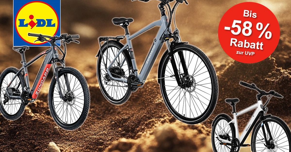 Großer LIDL E-Bike Sale: Spare bis zu 58% – Sichere dir dein Traum-E ...