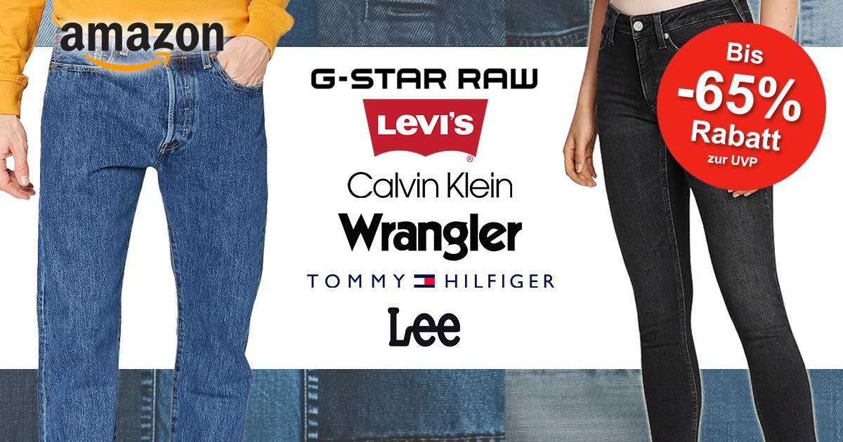 Mega Jeans Deals im Amazon Sale: Entdecke Jeans von Top-Marken wie Levi ...