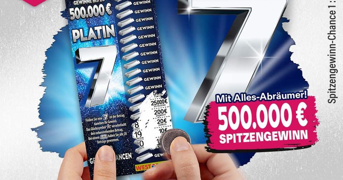 WestLotto-Rubbellos aufgefrischt: Platin 7 hat sich umgezogen | Express