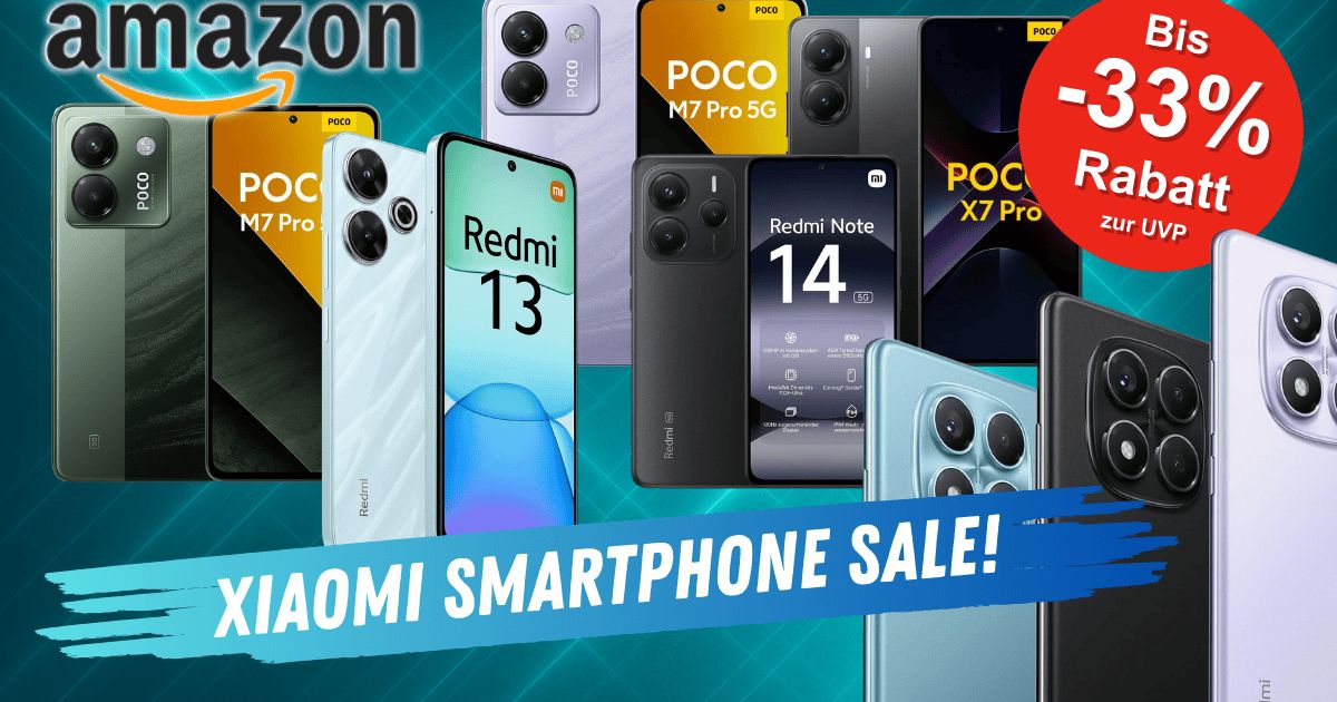 Mega Xiaomi Smartphone Sale bei Amazon – Bis zu 33% sparen! | Express