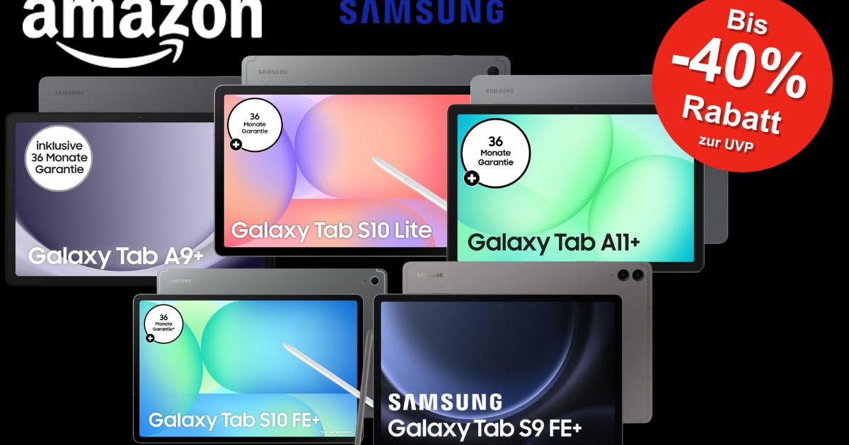 Mega Samsung Tablet Amazon Cyber Monday Sale Spare bis zu 40% auf heiße ...