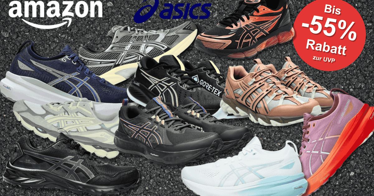 Großer Asics Sneaker Sale bei Amazon: Die beliebten Sportschuhe ...