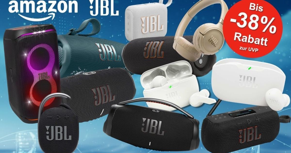 JBL Mega-Rabatte im Amazon Sale! Jetzt Deals bis 38% auf JBL Boxen ...