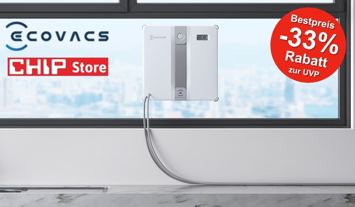 Ecovacs Winbot Mini: Jetzt 33% Mega-Rabatt zur UVP im CHIP Store – Die ...